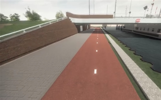 Het fietspad rondom Brug Ouderkerk krijgt vorm - Vervoerregio Amsterdam